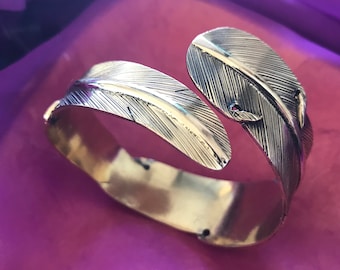 Feather bracelet | Etsy