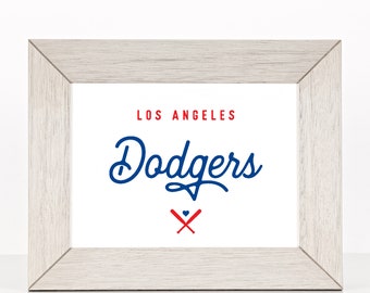 Dodgers printable | Etsy