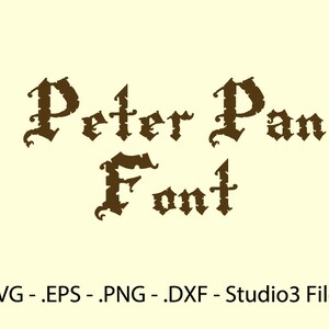 Peter pan silhouette | Etsy