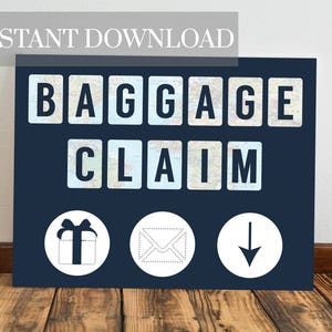 Baggage claim sign | Etsy