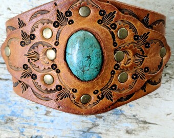 Leather jewelry | Etsy