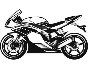 Motorcycle svg | Etsy