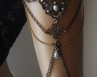 Chain Armlet Shoulder Armor Chain Shoulder Jewelry Shoulder