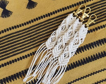 Boho keychain | Etsy