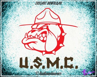 Usmc bulldog | Etsy