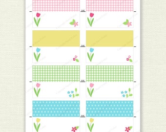 Spring place cards | Etsy