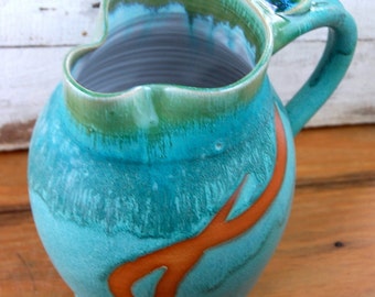 Large One Gallon Brownstone Pitcher Made to Order