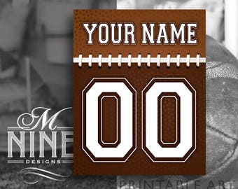 Football sign | Etsy