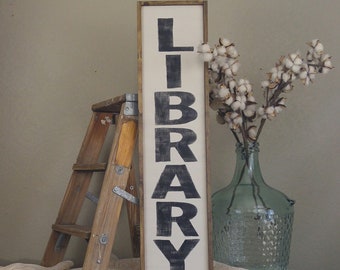 Vertical sign | Etsy