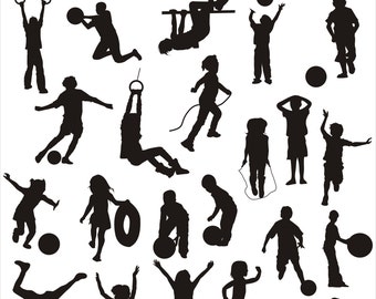 Happy Smile Kids Clipart / Children Clip Art / Boy and Girl