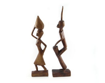 African wood statues | Etsy