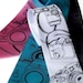Camera Necktie. Vintage cameras print silkscreen mens tie.