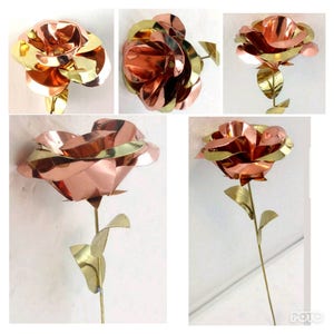 Metal flowers | Etsy