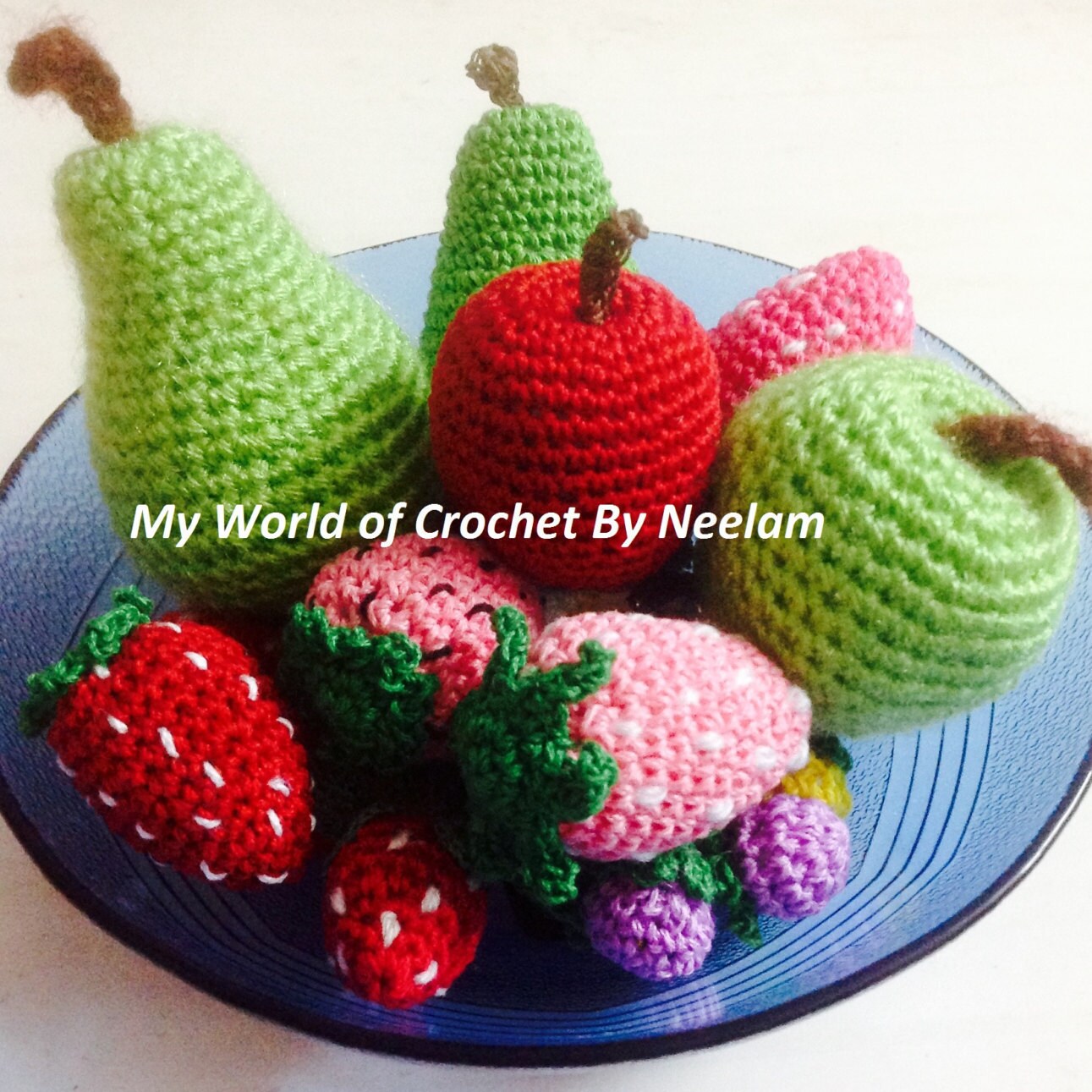 Fruits Pattern Crochet Pattern fruits Crochet 3 fruits