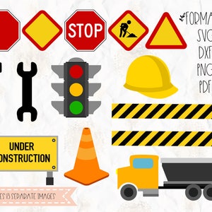 Construction svg | Etsy