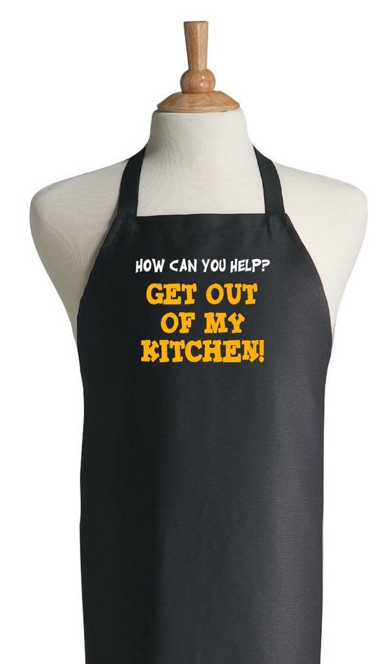 Get Out Of My Kitchen Black Aprons With Funny Sayings get-out-of-my-kitchen-black-aprons-with-funny-sayings