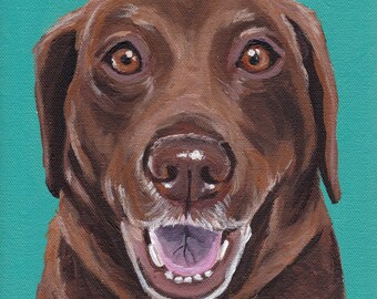 Chocolate lab | Etsy