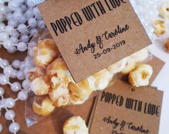 Popcorn tags | Etsy