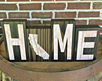 Personalized Wood Blocks. 15 inch cubes. Wooden letter