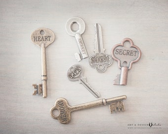 Inspirational Key Art Print Inspirational Quote Print