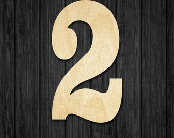 Large wooden numbers | Etsy