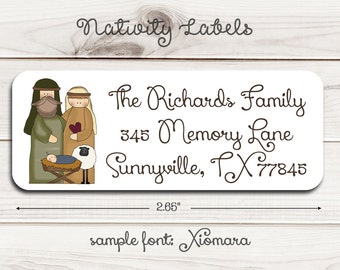 Nativity stickers | Etsy