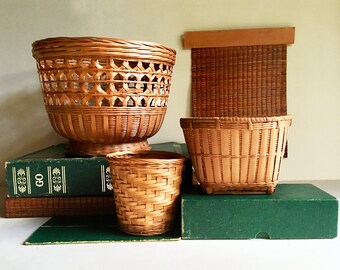 Asian baskets | Etsy