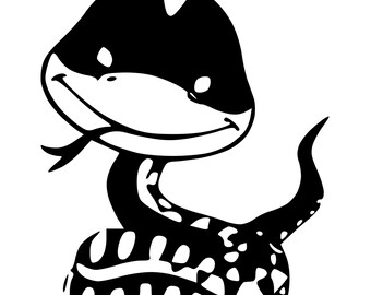 Rattlesnake decal | Etsy