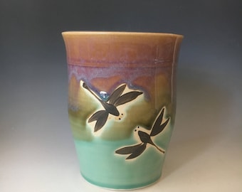 Dragonfly pottery | Etsy