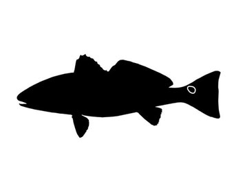 Redfish decal | Etsy