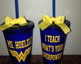 Superhero teacher | Etsy