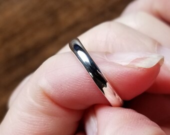 3mm wedding band | Etsy