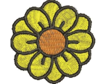 Daisy embroidery | Etsy