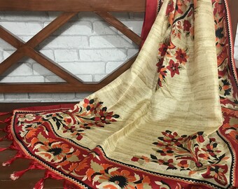 Indian silk fabric | Etsy