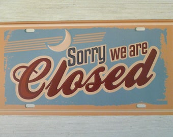 Kitchen closed sign | Etsy