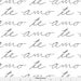 Te Amo Fabric Te Amo By Thin Line Textiles Te Amo Script I