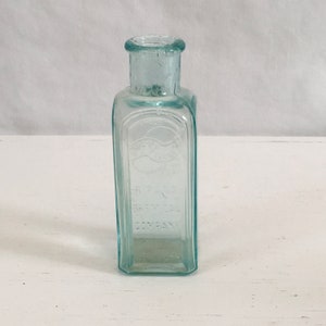 Antique blue bottle | Etsy