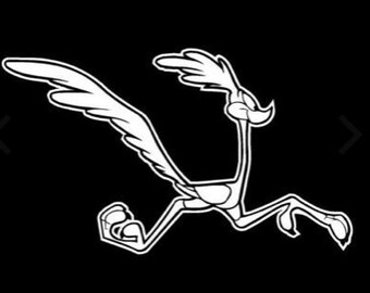 Road runner decal | Etsy