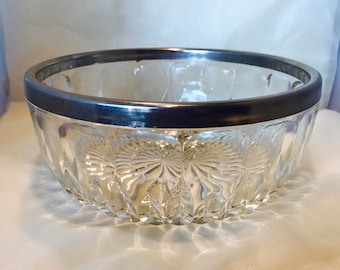 Silver rim bowl | Etsy