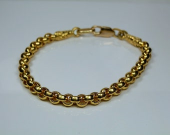 18k gold bracelet | Etsy