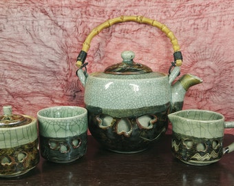 Japanese tea set | Etsy