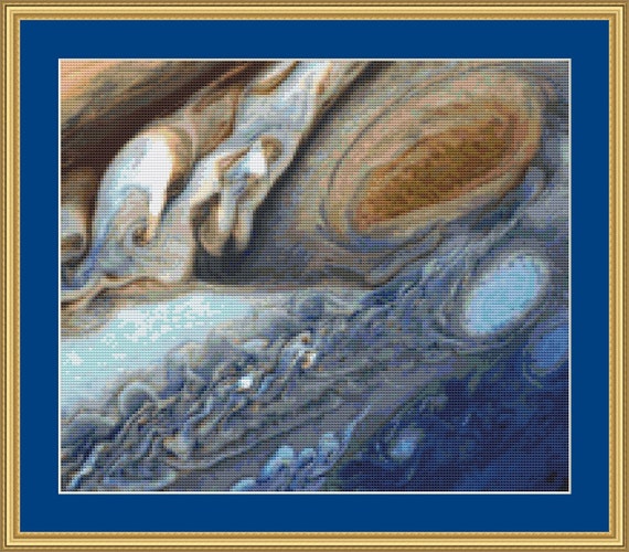 Storm On Jupiter Cross Stitch Pattern /Digital PDF Files