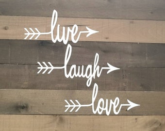 Live laugh love sign | Etsy
