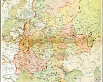 Soviet union map | Etsy