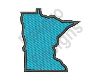 Minnesota embroidery | Etsy