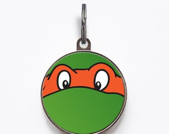 Ninja turtle tags | Etsy