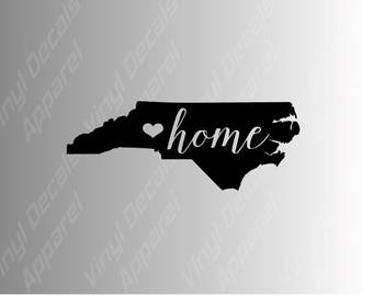 North carolina decal | Etsy