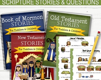 Lacing Cards Book of Mormon INSTANT DOWNLOAD