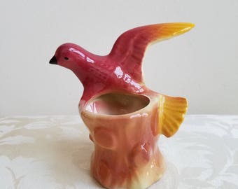 Ceramic bird planter | Etsy
