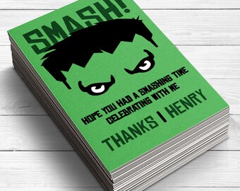 Hulk thank you | Etsy